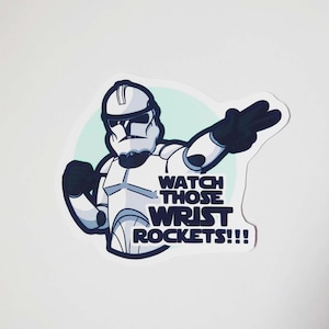 Star Wars Chaotic Clone Trooper Stickers - Etsy