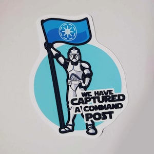 Star Wars Chaotic Clone Trooper Stickers - Etsy