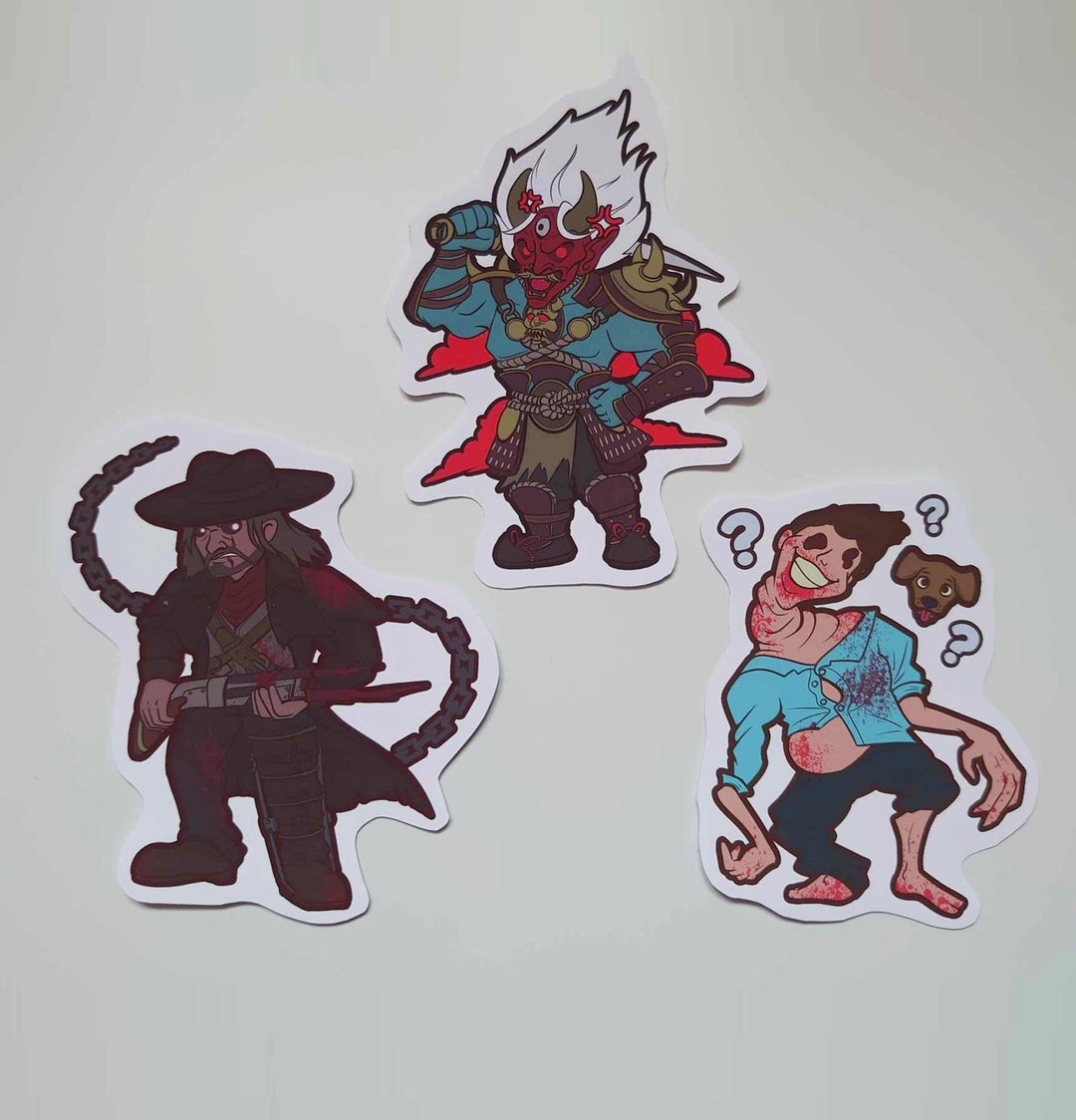 Dead by Daylight Cute Killer Stickers Unknown Deathslinger Oni - Etsy