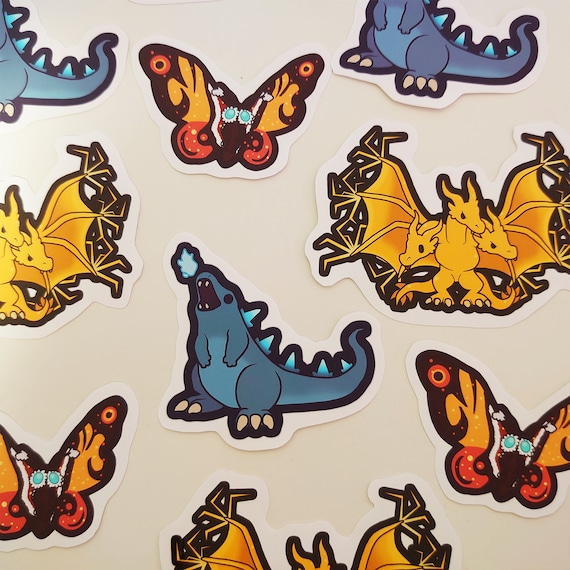 Godzilla King of Monsters Stickers | Etsy