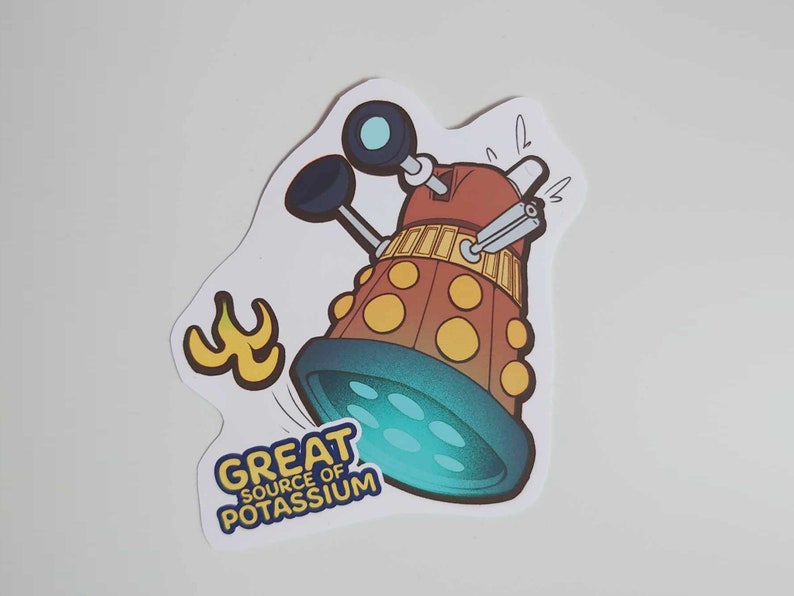 Doctor Who Dalek and Sutekh Stickers Cute - Etsy