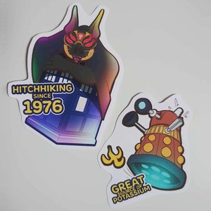 Doctor Who Dalek and Sutekh Stickers Cute - Etsy