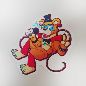 Five Nights at Freddy's Fnaf Security Breach Stickers Freddy Chica ...