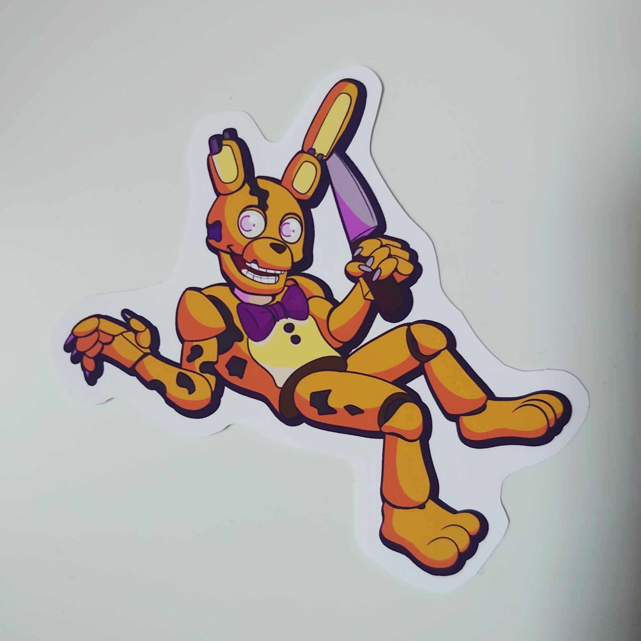 Five Nights at Freddy's William Afton Springtrap Stickers - Etsy