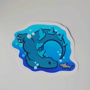 Godzilla Cute Stickers - Etsy