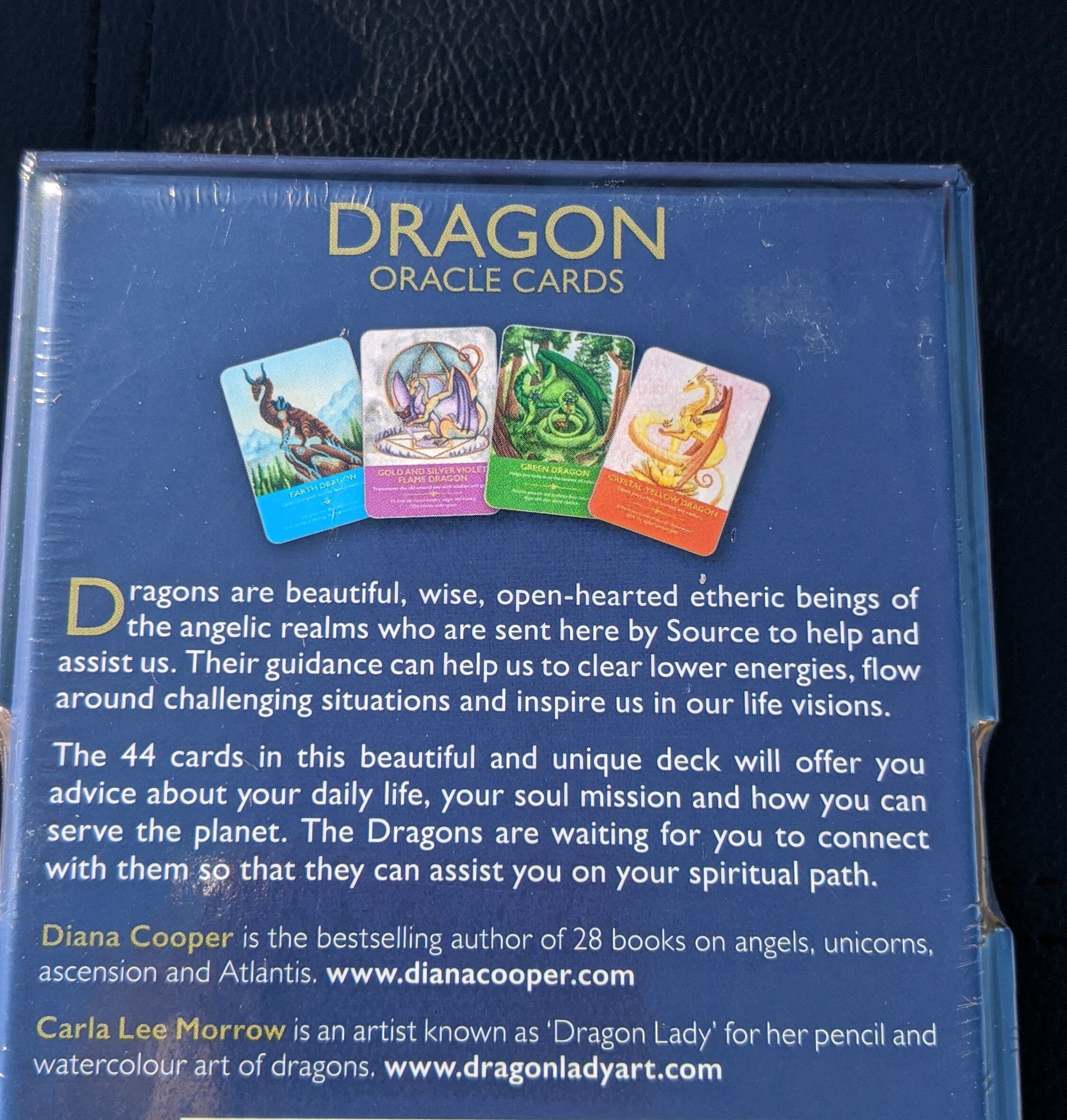 Dragon Oracle Card Deck Selenite Stick Connect With Your Guides ...