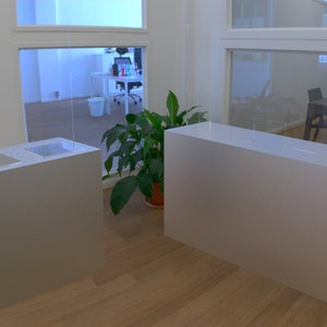 Full Cover Safety Plexi Glass Sneeze Guard Retail Counter. - Etsy