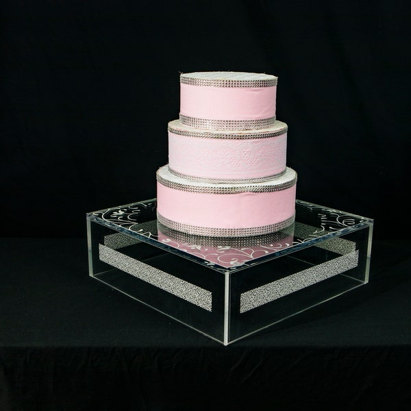 Acrylic Cake Stand - Etsy