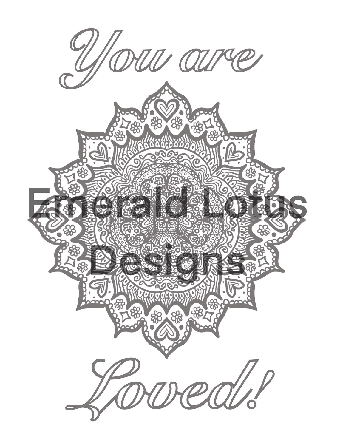 Positive Mindset Mandalas: Coloring Book for All Ages! - Etsy