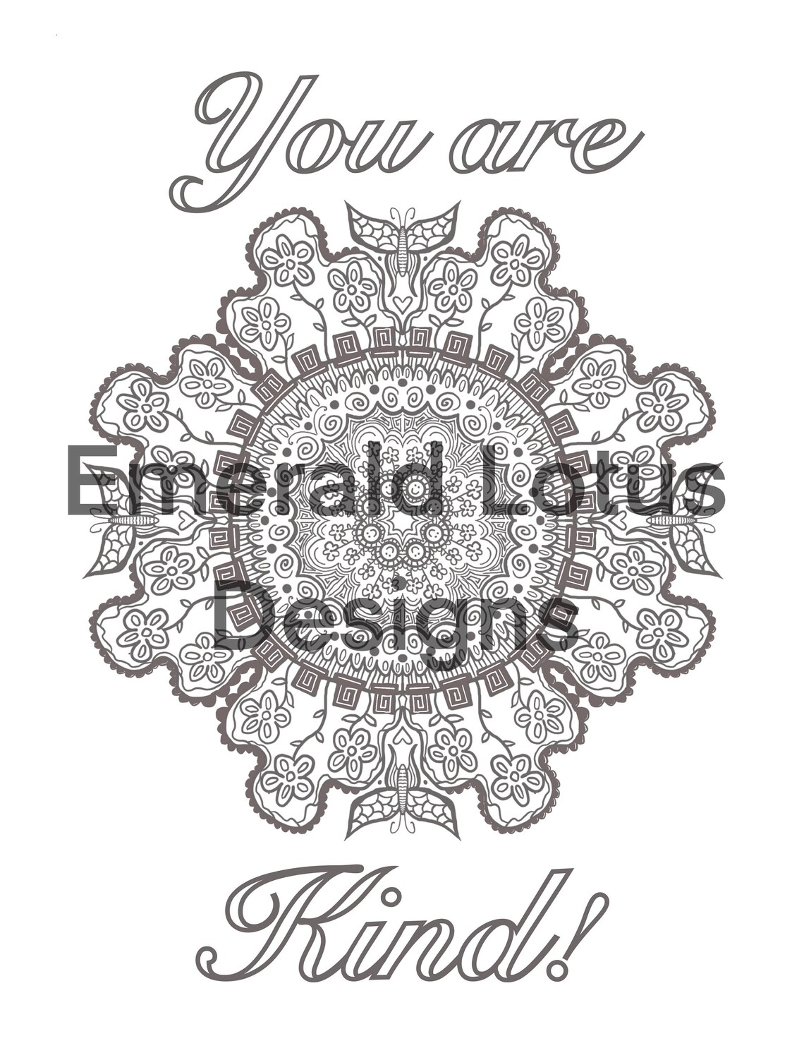 Positive Mindset Mandalas: Coloring Book for All Ages! - Etsy