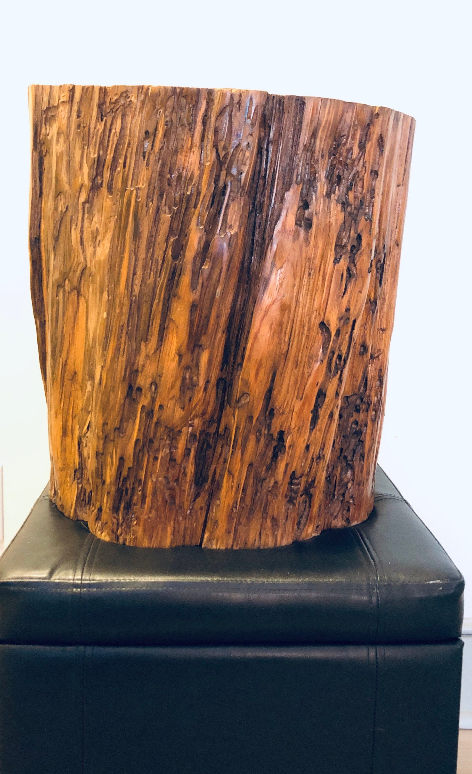 Driftwood Stump Side Table - Etsy