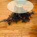 Driftwood Tree Root Glass Table - Etsy