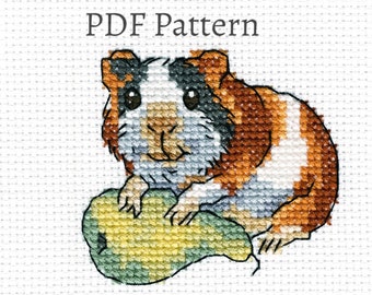 Guinea Pig Cross Stitch | Etsy