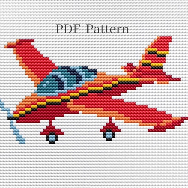 Plane Cross Stitch - Etsy