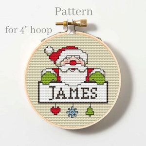 Family Ornament Cross Stitch Pattern With ABC Chart, Personalized ...