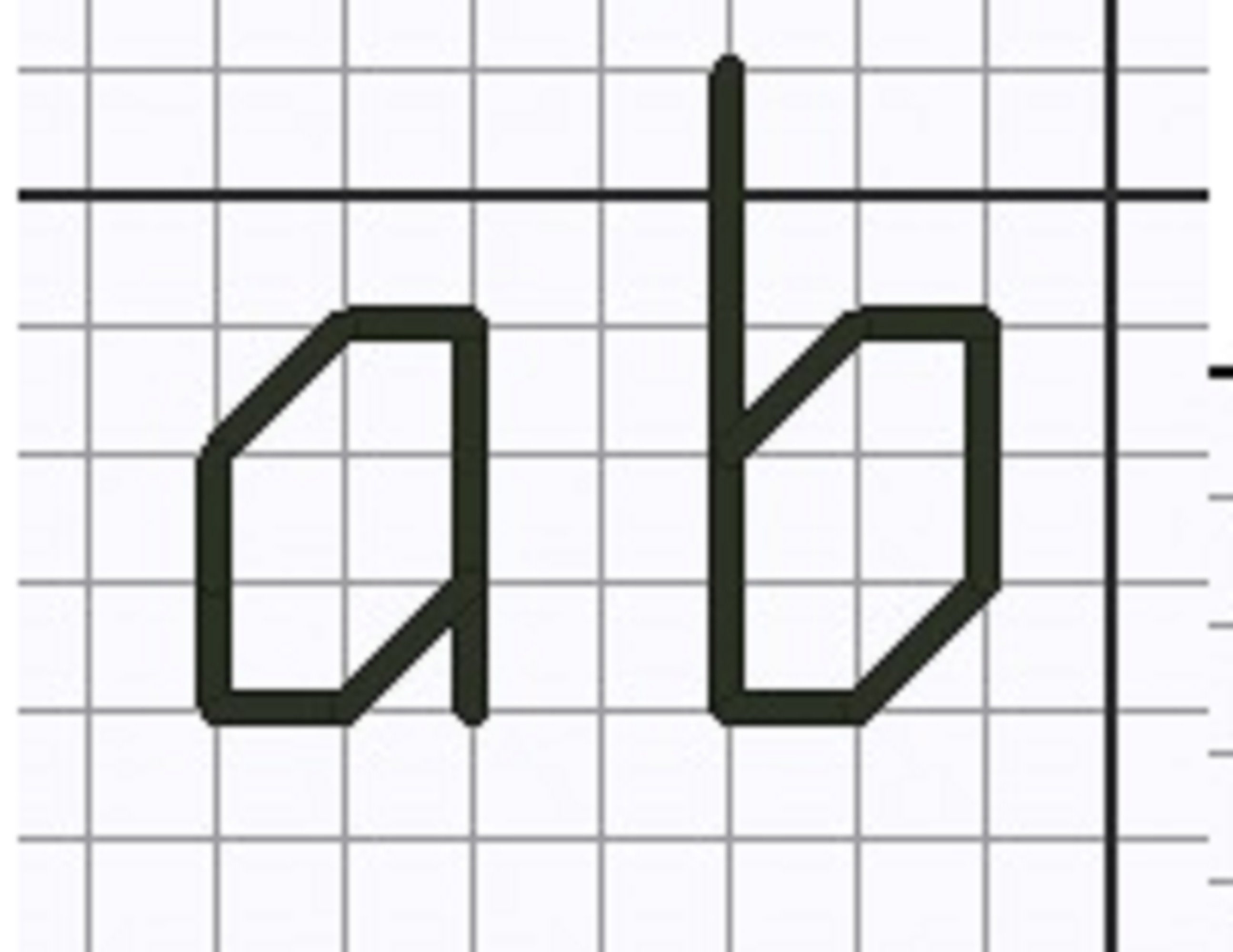 Backstitch Alphabet Cross Stitch Pattern With Letters and Numbers - Etsy