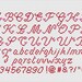Cursive Alphabet Cross Stitch Pattern, Cross Stitch Font, Cross Stitch ...
