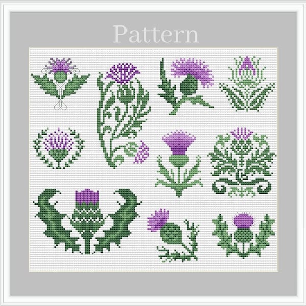 Thistle Pattern - Etsy