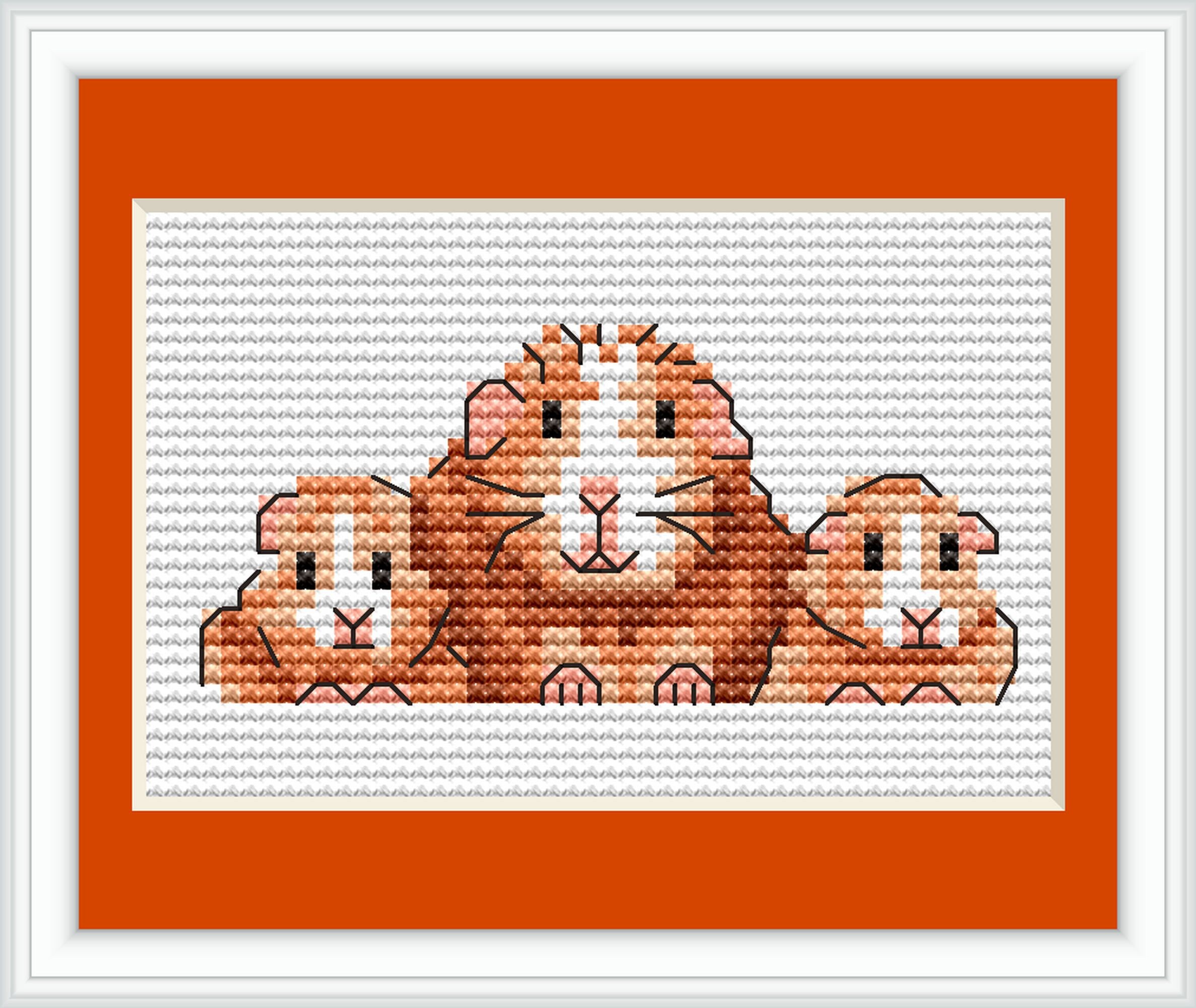 Guinea Pig Cross Stitch Pattern Cute Animal Cross Stitch | Etsy