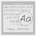 Backstitch Alphabet Cross Stitch Pattern, Cross Stitch Font, Cross ...
