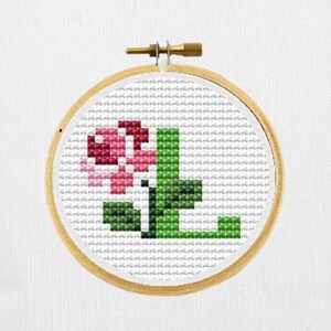 Floral Cross Stitch Alphabet Pattern, Monogram Fonts, Cross Stitch ...