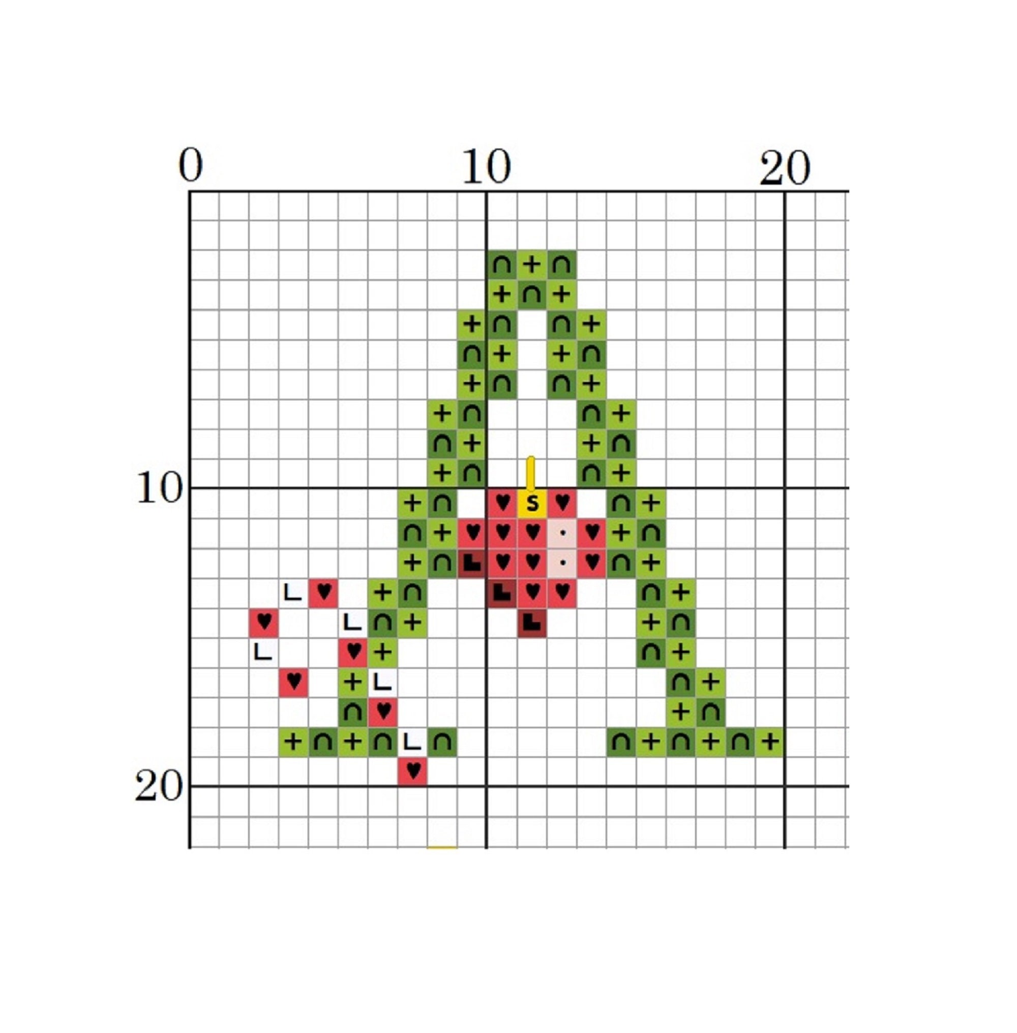 Christmas Monogram Cross Stitch Pattern Cross Stitch Fonts - Etsy