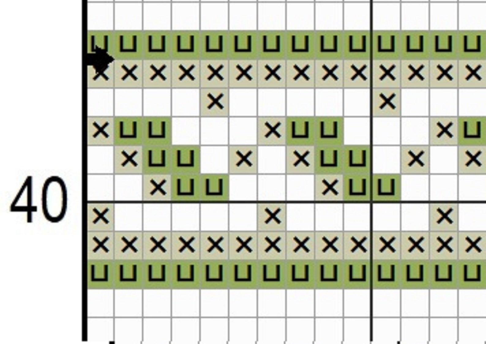 Cross Stitch Borders, Cross Stitch Frames Yellow Flower Border Pattern ...