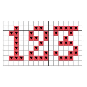 3 Inch Hoop Cross Stitch Letters, Monogram Ornament Cross Stitch ...