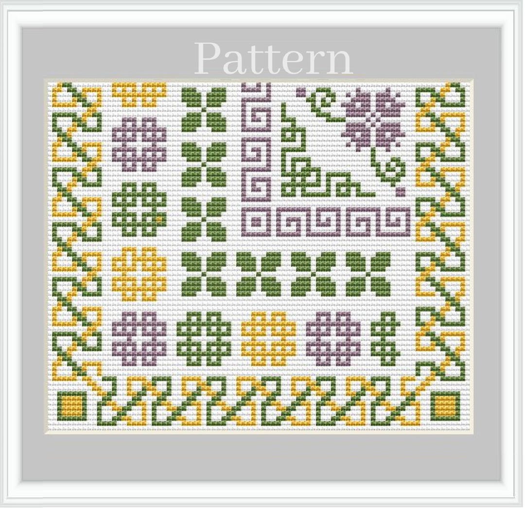Celtic Borders Cross Stitch Pattern, Celtic Knots, Irish Celtic Cross ...
