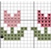 Tulip Cross Stitch Borders, Floral Borders Cross Stitch Pattern, Cross ...