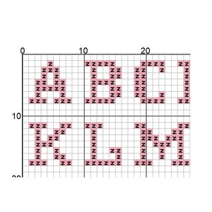 Initial Ornament Cross Stitch Pattern Monogram Ornament Hand Embroidery ...