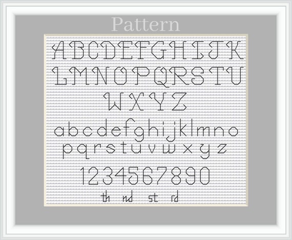 Cross Stitch Alphabet Patterns