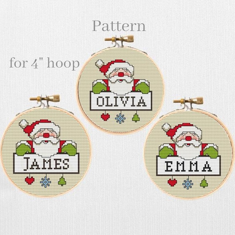 Santa Claus Pattern - Etsy