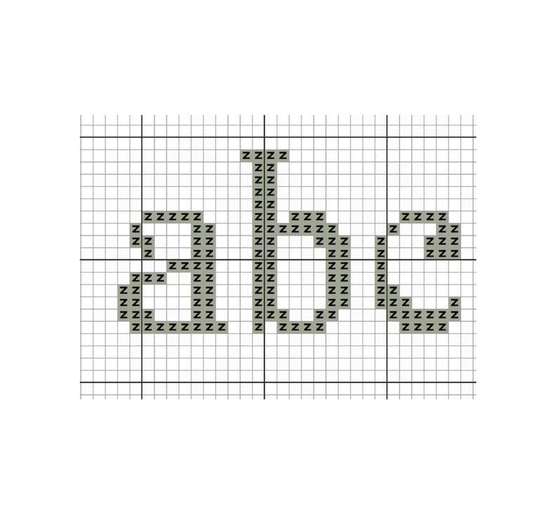 Modèle de point de croix alphabet de Noël pour ornements monogrammes ...