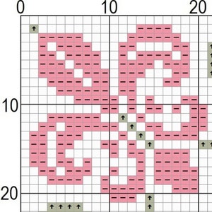 Corner Cross Stitch Pattern, Border Cross Stitch, Floral Frame Hand ...