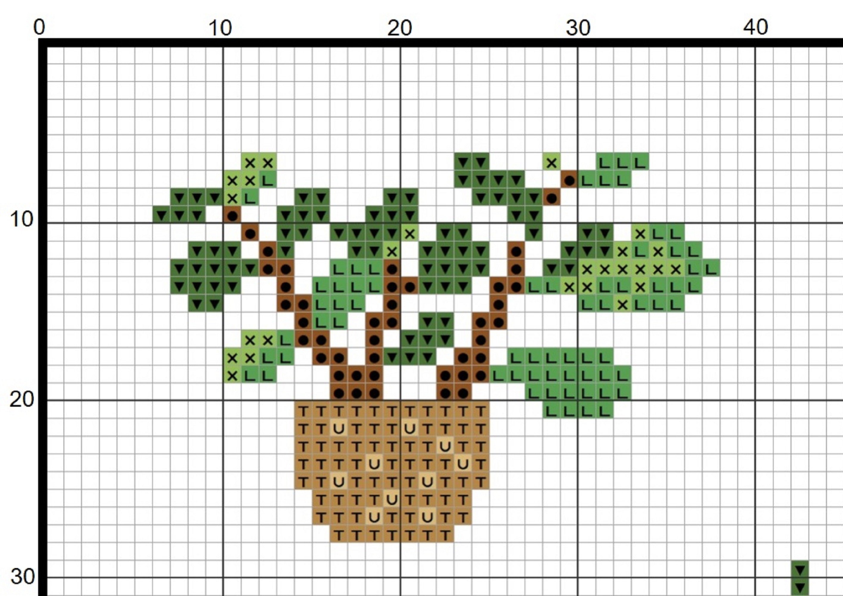 Tiny Succulents Cross Stitch Pattern PDF Small Plant Cross | Etsy Tiny Succulents Cross Stitch Pattern PDF Small Plant Cross | Etsy