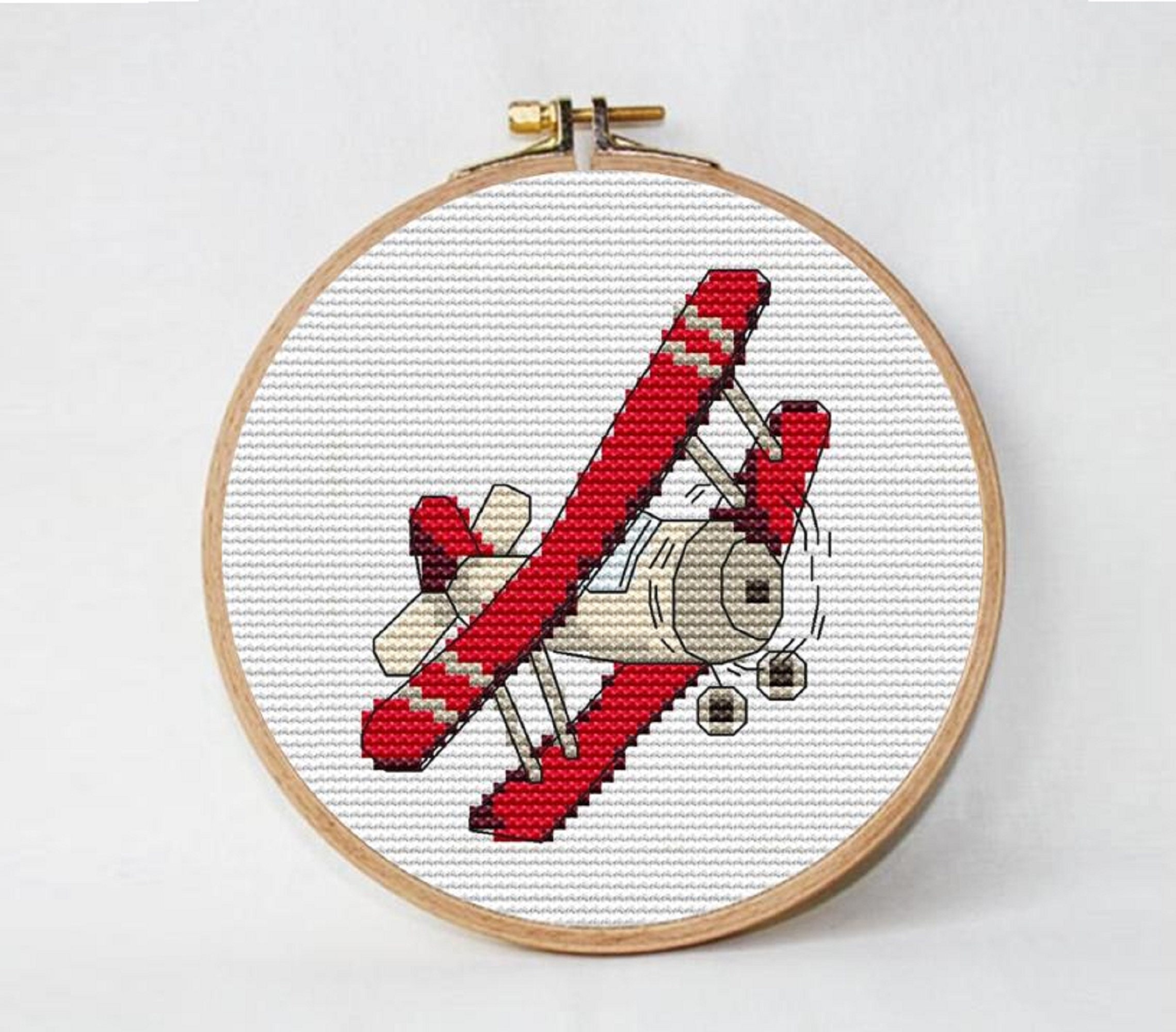 Small Plane Cross Stitch Pattern, Airplane Pattern, Vehicle Cross ...