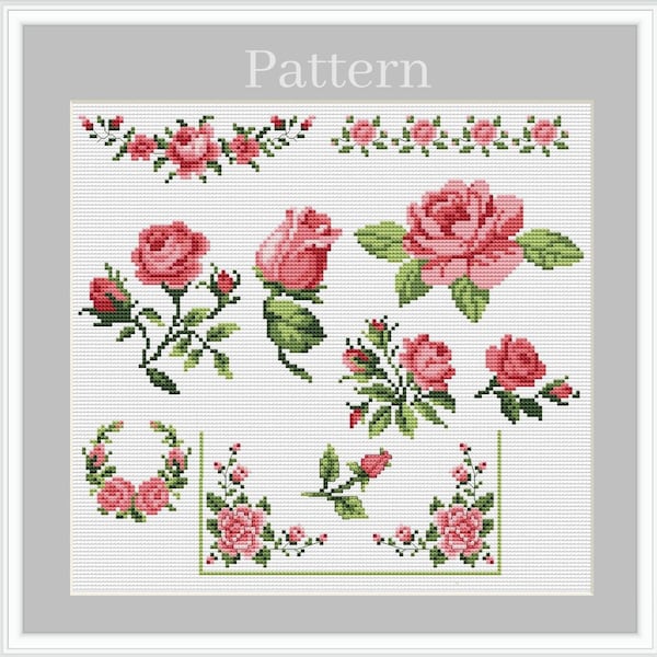 Cross Stitch Border - Etsy