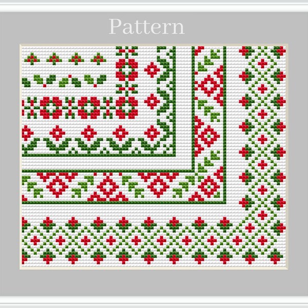 Christmas Cross Stitch Frames - Etsy