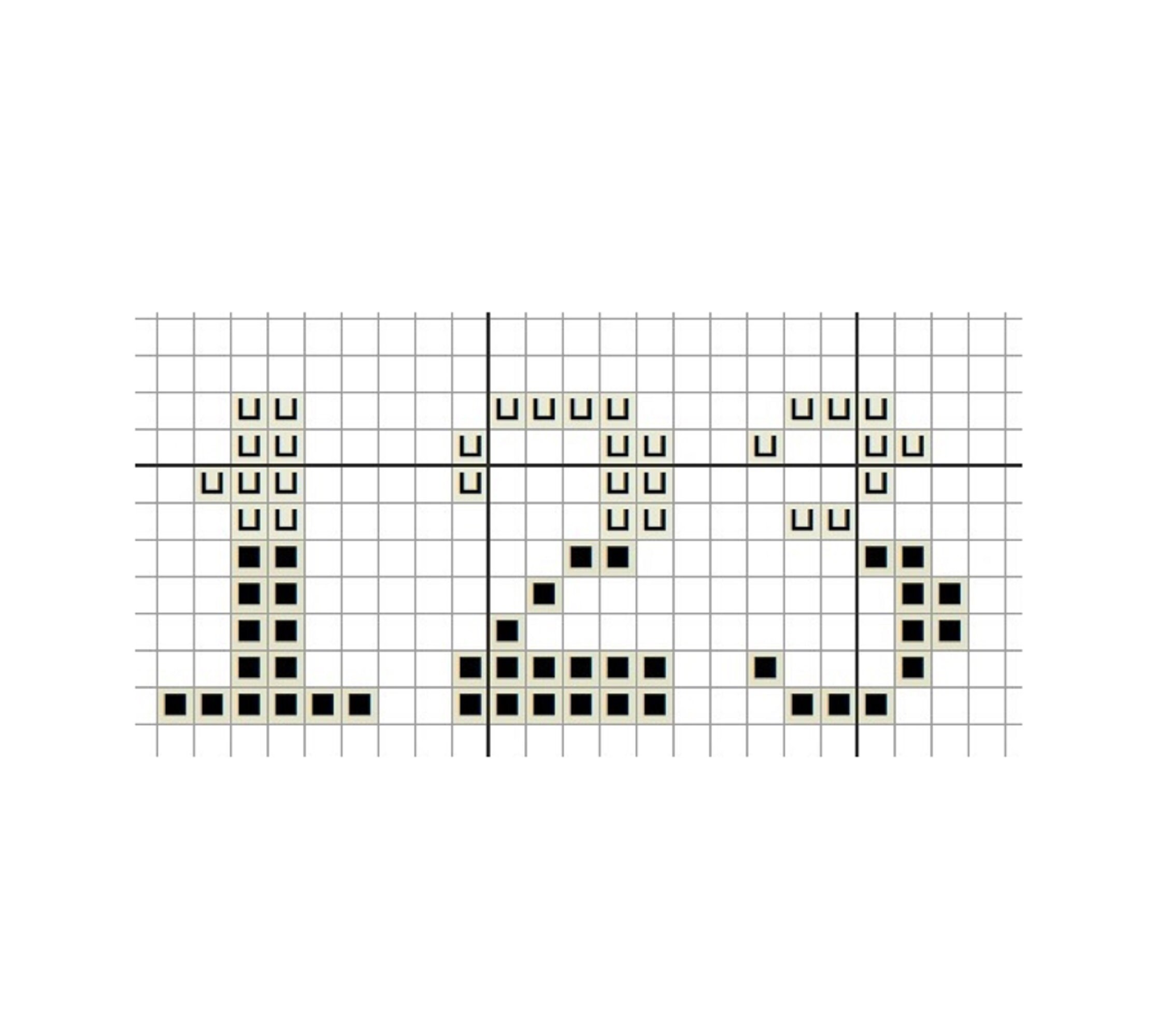 Cross Stitch Alphabet Pattern, Cross Stitch Font, Cross Stitch Letters ...
