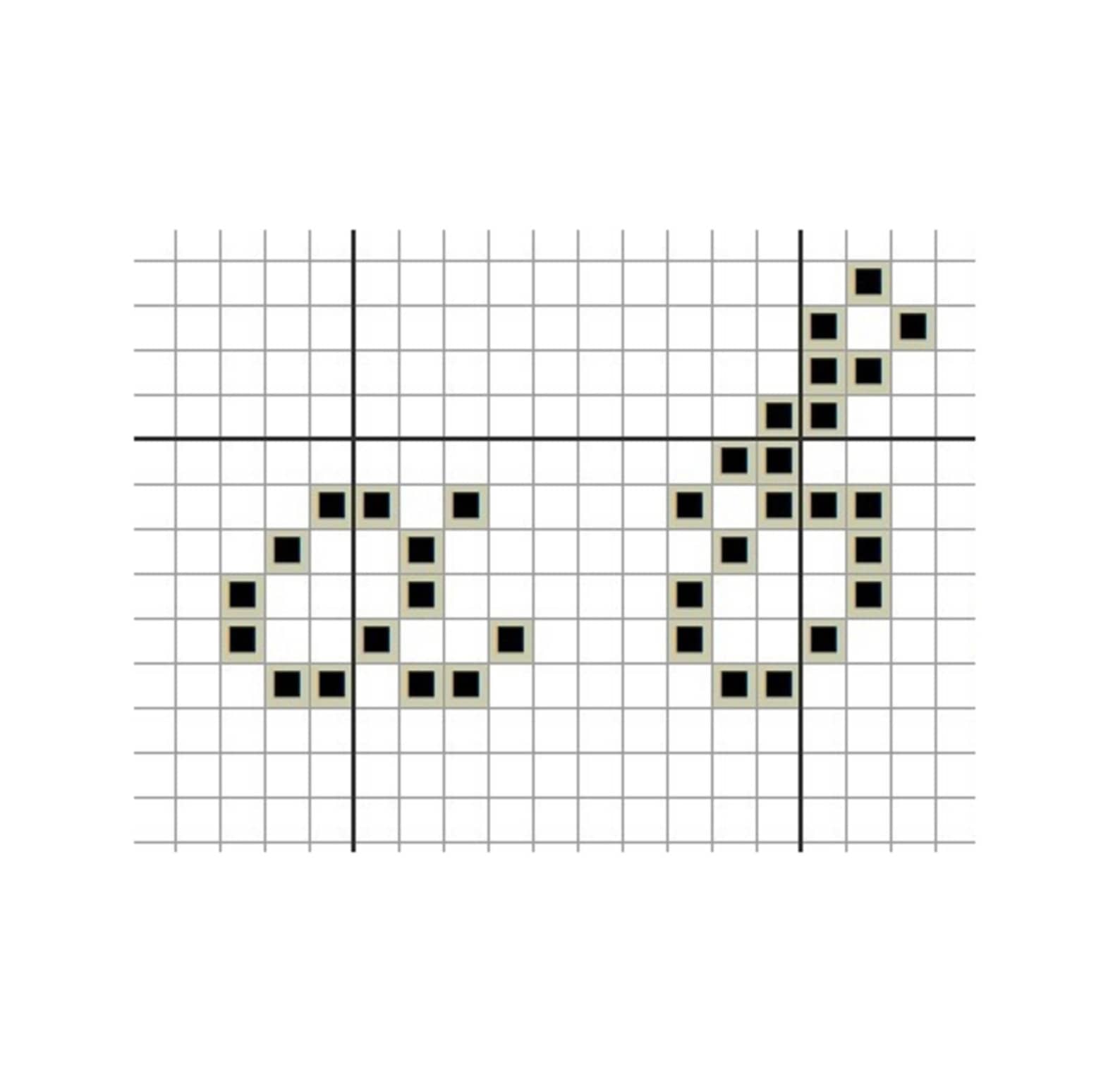 Cursive Font Cross Stitch Pattern, Cross Stitch Letters, Cross Stitch ...