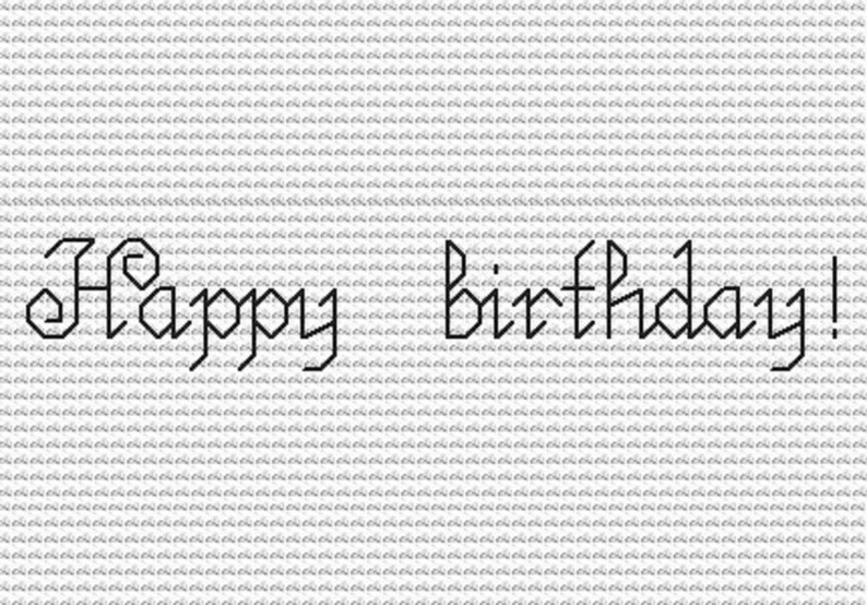 Cursive Font Cross Stitch Font Back Stitch Alphabet - Etsy