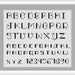 Backstitch Alphabet, Cross Stitch Alphabet, Cross Stitch Letters ...