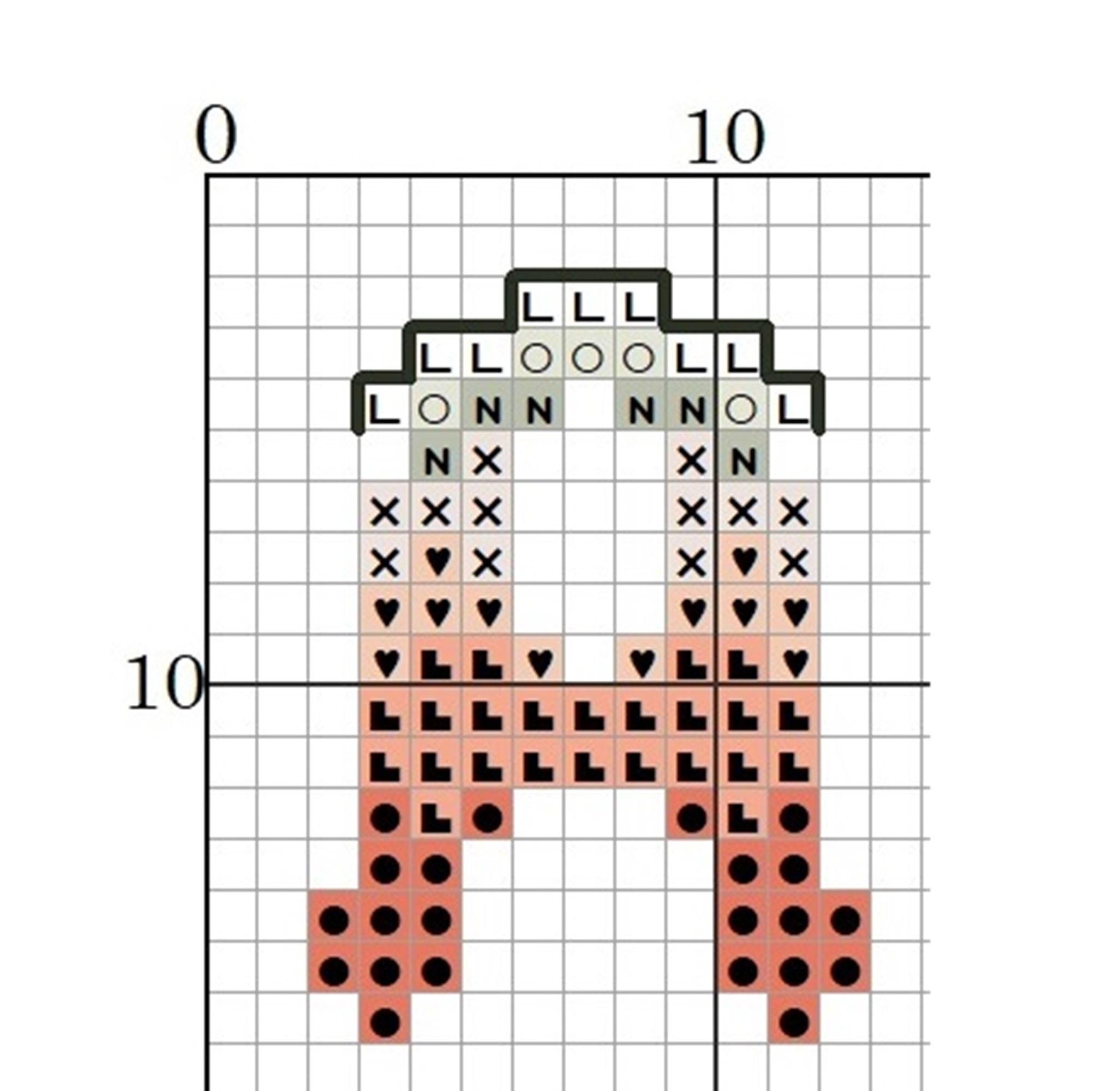 Christmas Alphabet Chart Cross Stitch Pattern With Letters and Numbers ...