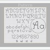 Backstitch Alphabet Cross Stitch Pattern, Cursive Font Hand Embroidery ...
