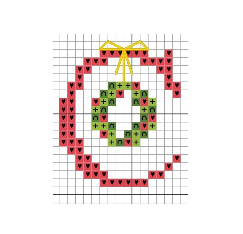 Christmas Monogram Cross Stitch Pattern Cross Stitch Fonts - Etsy