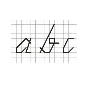 Backstitch Alphabet, Cross Stitch Fonts, Cursive Alphabet, Cross Stitch ...