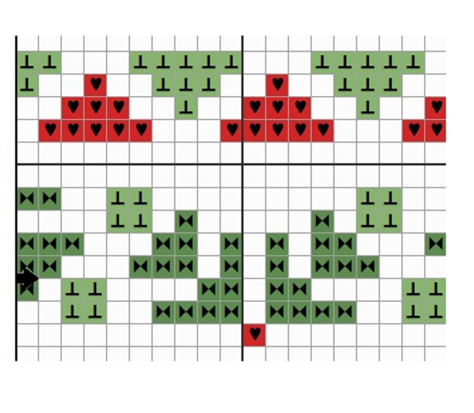Christmas Borders Cross Stitch Pattern, Square Border, Christmas Frames ...