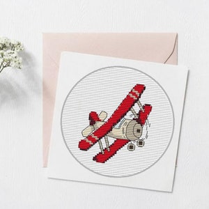Airplane Cross Stitch Pattern, Plane Cross Stitch, Vehicle Cross Stitch ...