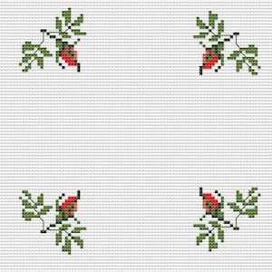 Rose Border Cross Stitch Pattern, Floral Frames, Square Borders - Etsy